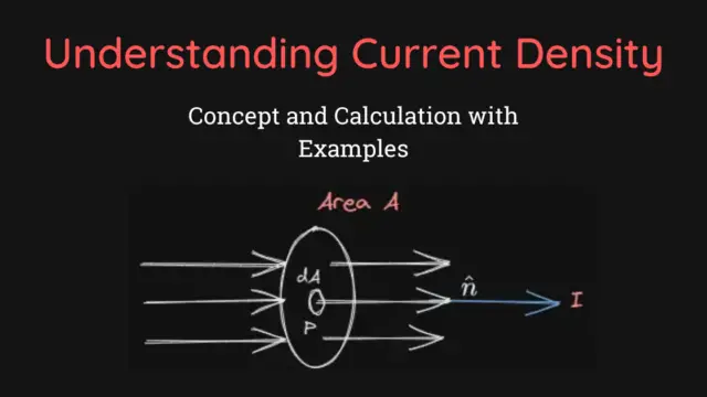 How to calculate current density - PhysicsGoEasy