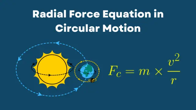 Radial Force Equation in Circular Motion - PhysicsGoEasy